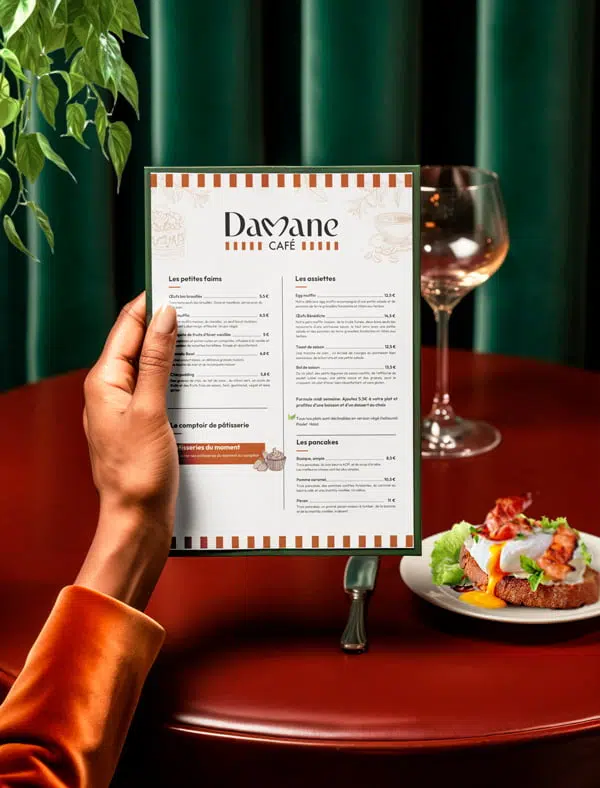 Damane Café • Charlotte Bondue - Graphiste Freelance Lille